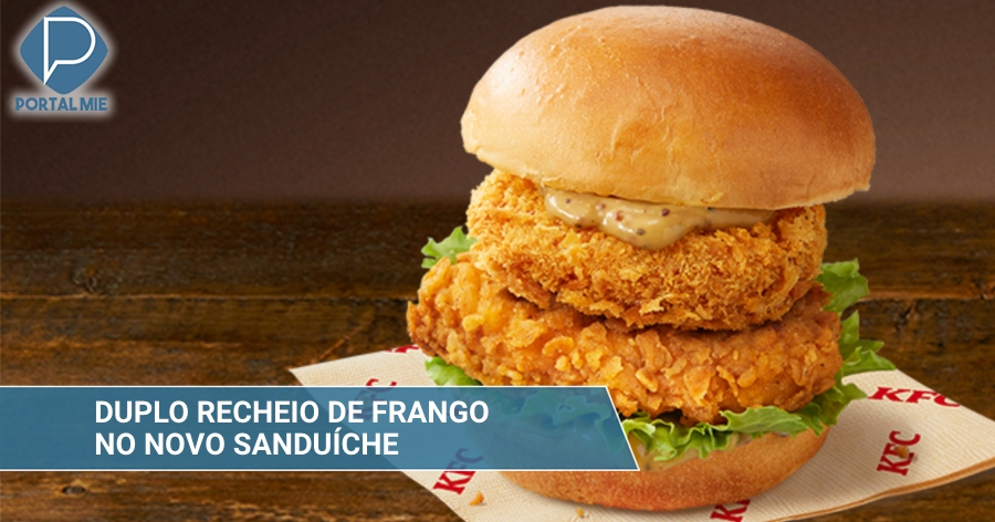 Sanduíche de filé de frango mais bolinho de frango picado – Conexão Marília