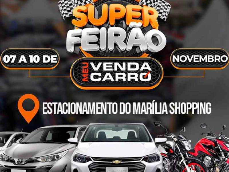 Marília Shopping recebe super feirão “Venda Meu Carro” – Conexão Marília